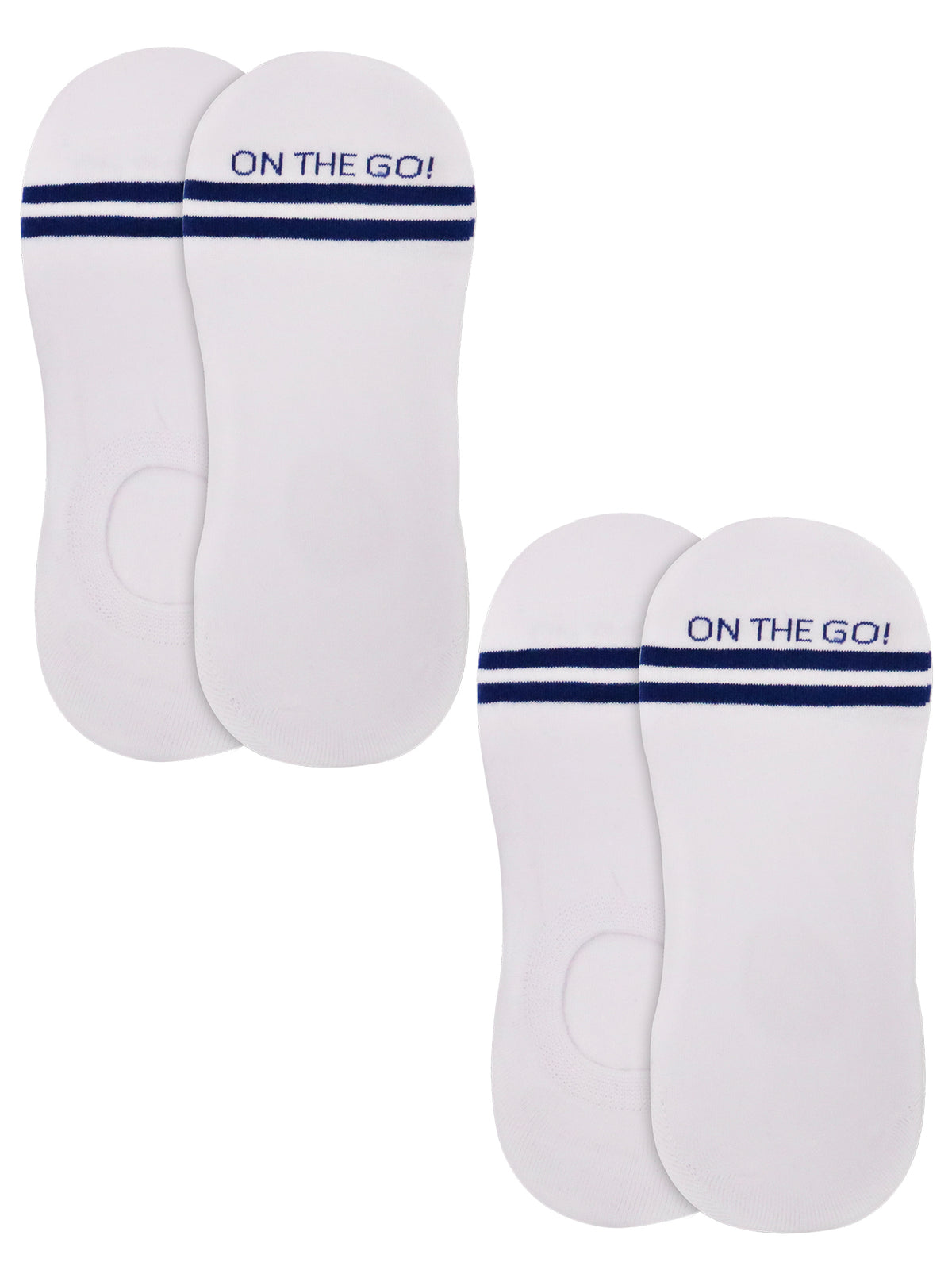 On The Go Men's Invisible Socks (2 Pair Pack) – No Show Socks for ...