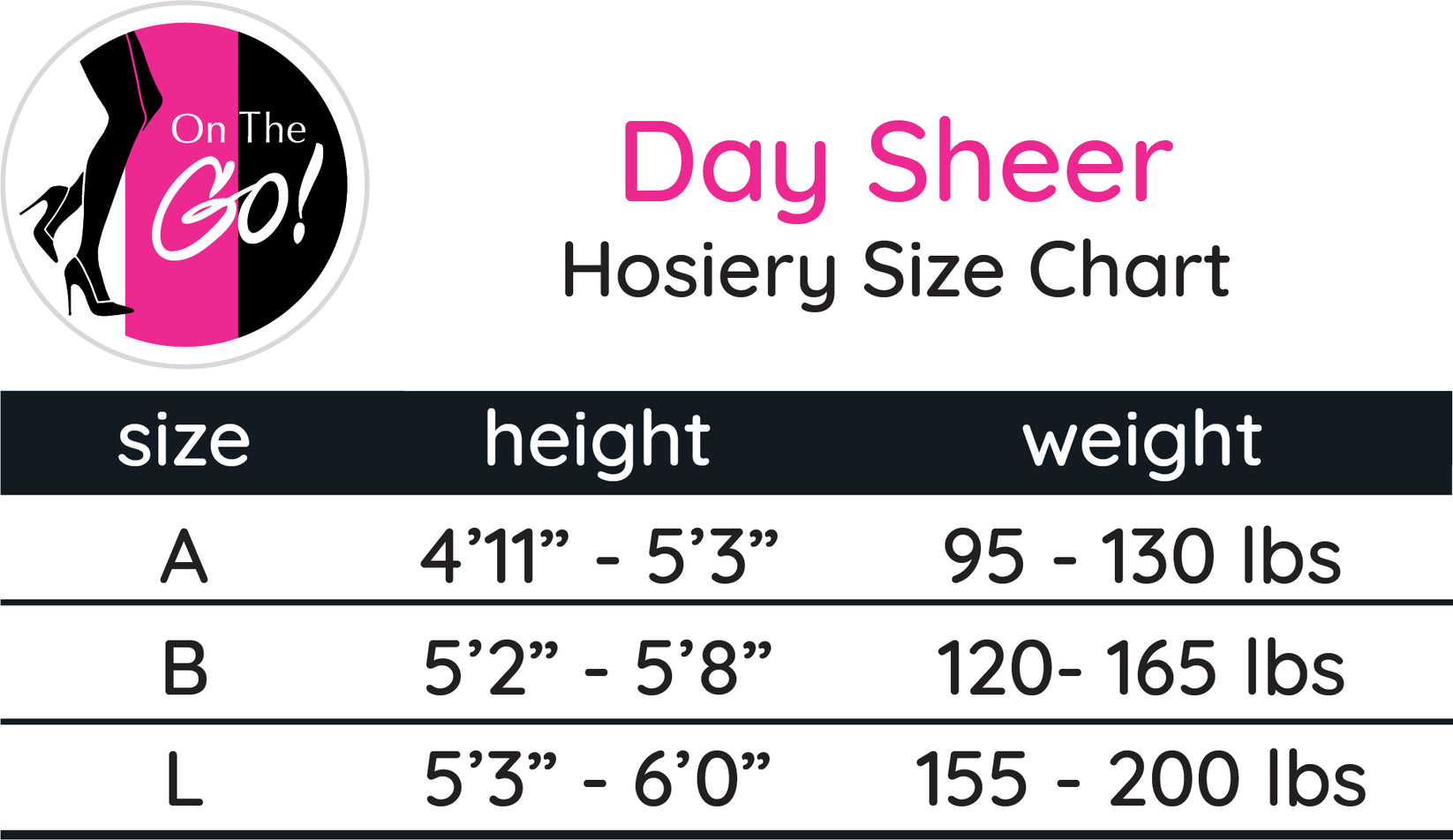 Day Sheer Hosiery | On The Go! Hosiery – Lightweight, Everyday Sheer ...
